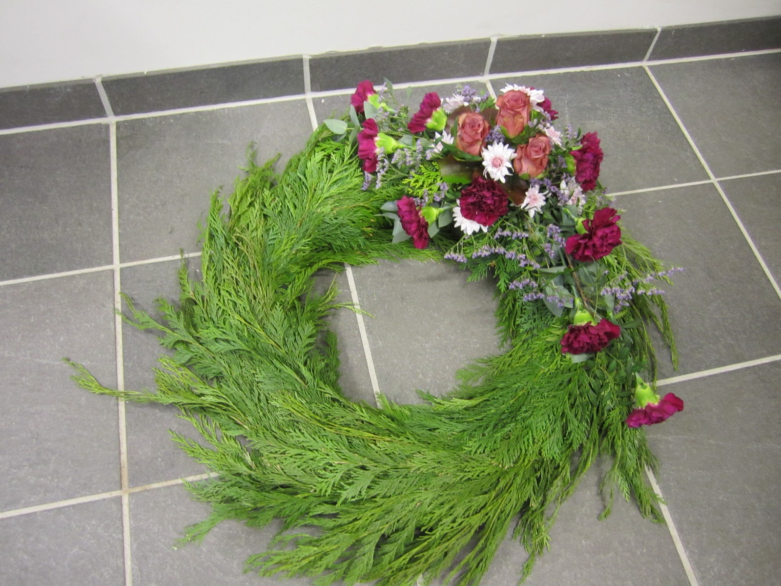 Elisabeth: Krans til begravelse