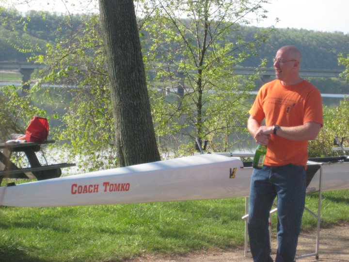 Susquehanna University Crew - Rowing Blog: Unveiling of the "Coach Tomko"