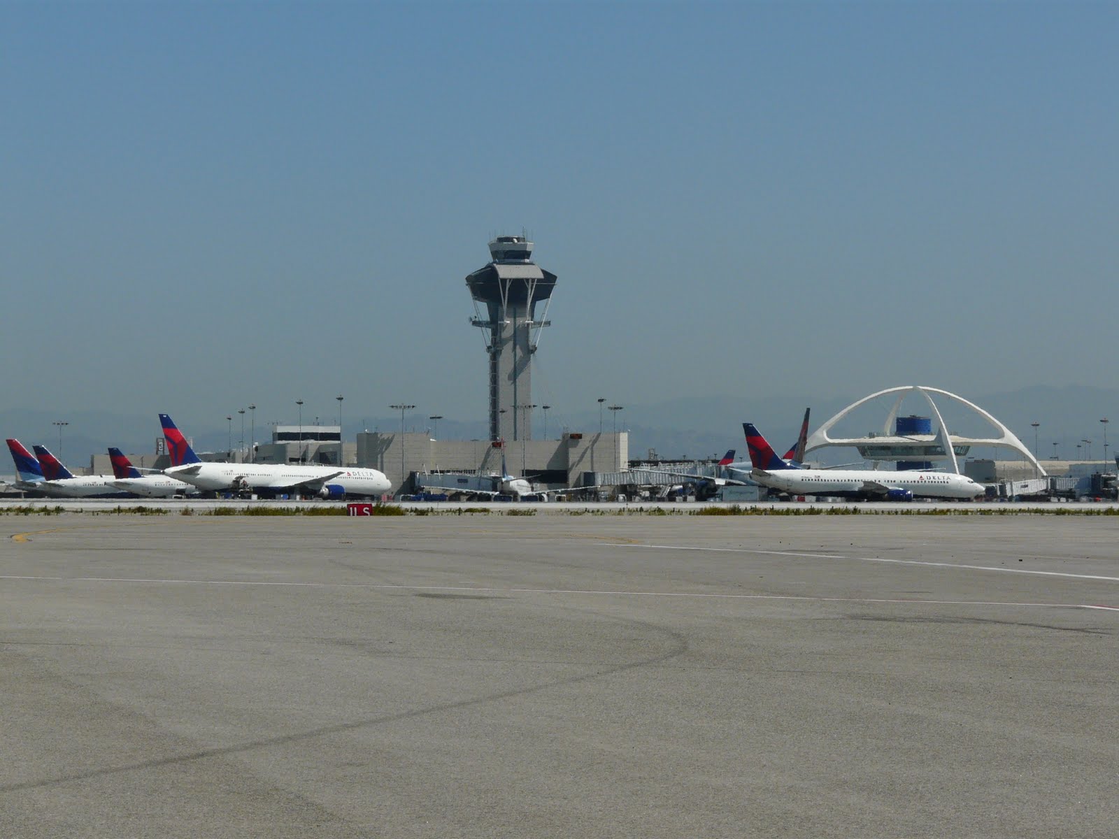 View from the control tower: Airport Tour