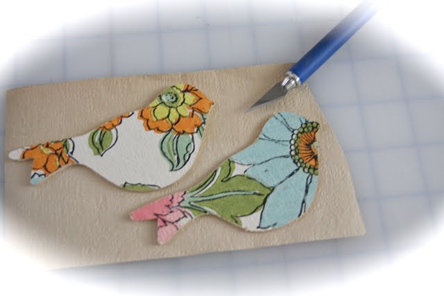 Joli Paquet: Little Spring Bird Flower Picks