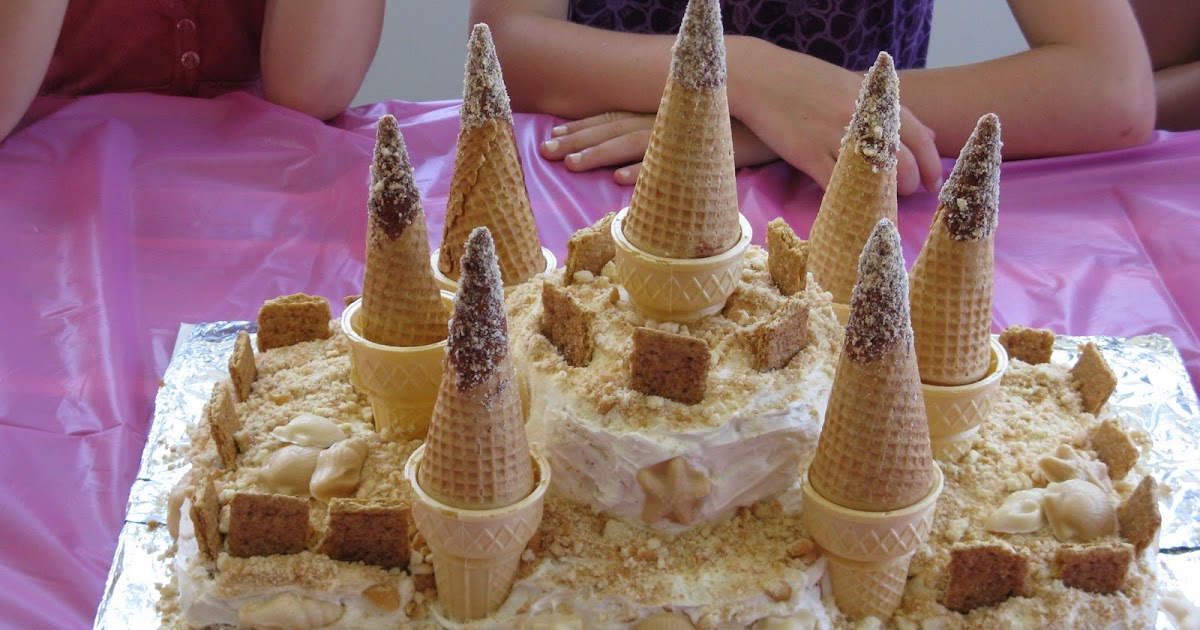 A Slice of Smith Life: Ice Cream Cone Castle Cake