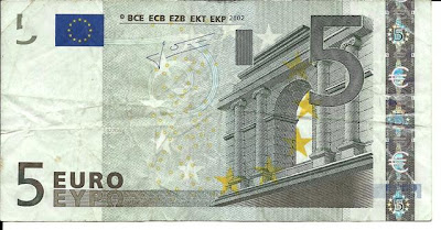 Banknote Collection: European Union 5 Dollar