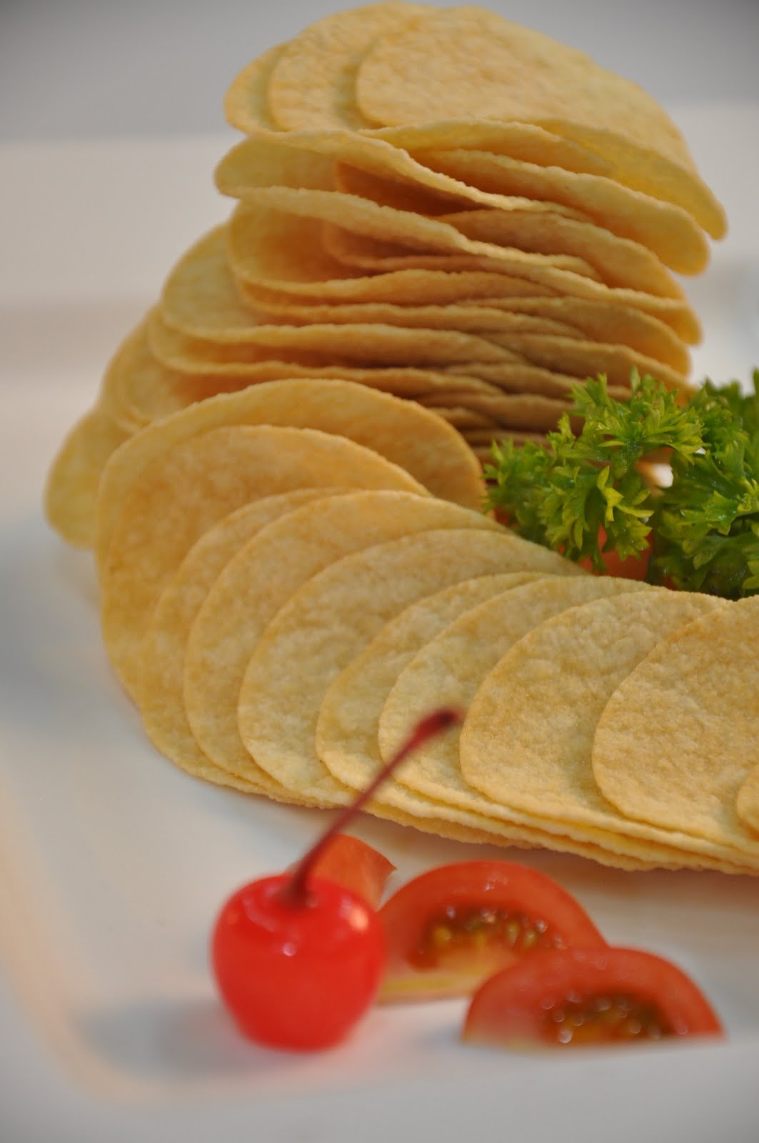 ChefRahmanWorld: PRESENTATION OF POTATO CHIPS