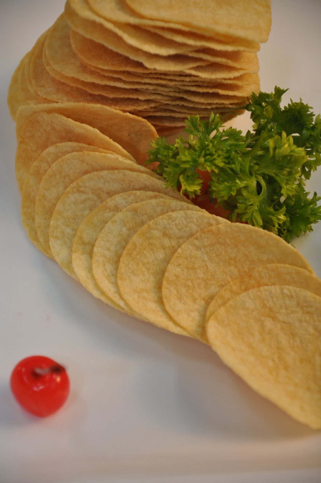 ChefRahmanWorld: PRESENTATION OF POTATO CHIPS