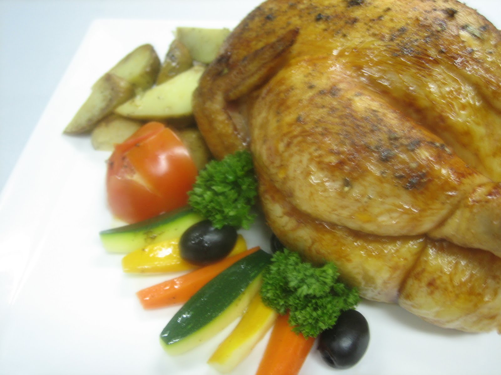 ChefRahmanWorld: PRESENTATION OF ROAST CHICKEN