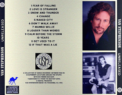 Hard Rock / AOR Heaven: VAN STEPHENSON - Unreleased 4th Album (88-90)