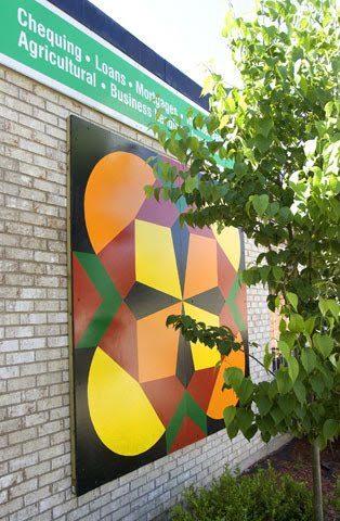 MELON PATCH QUILTS: Painted Quilt Block Murals- from the LFP