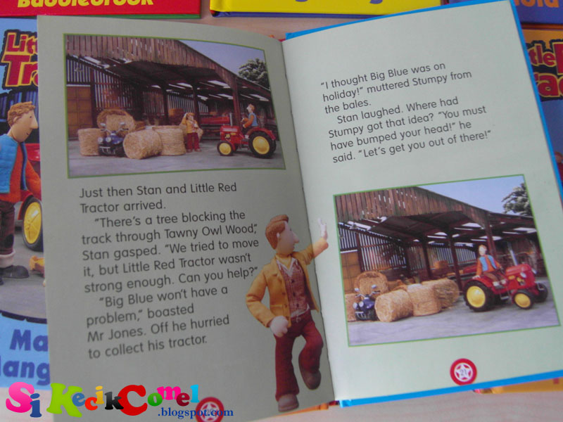 SiKecikComel™: 1089 - Ladybird Book: Little Red Tractor [Set of 8]