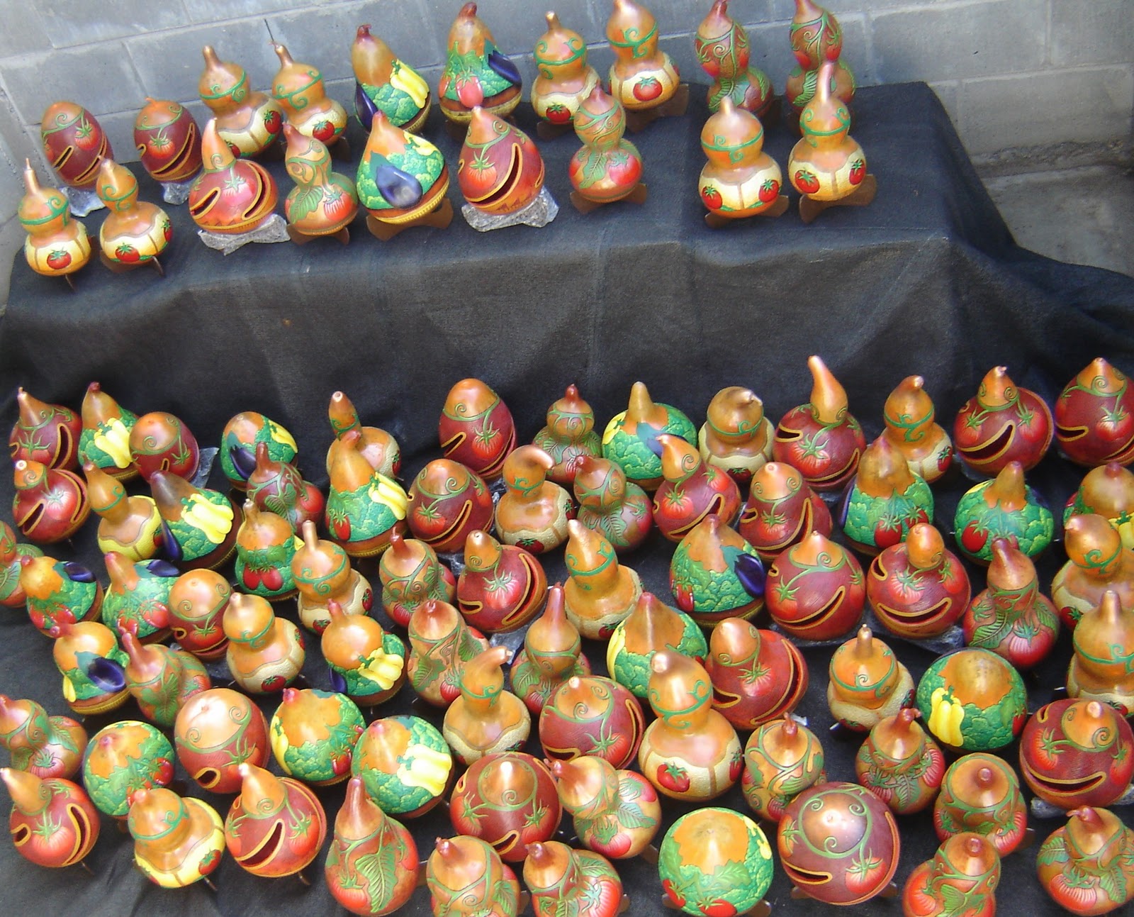 arte bule-gourd art: Cien Bules