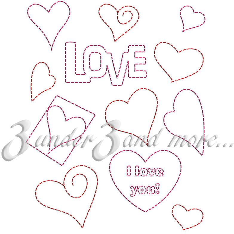 3 under 3 and more: Stitching Template tutorial