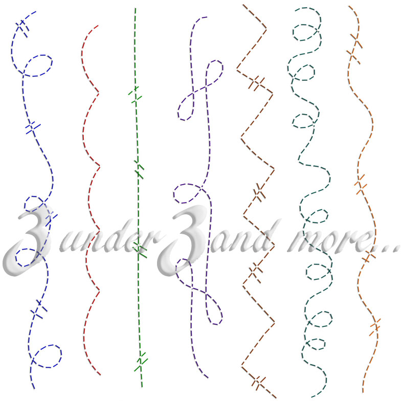 3 under 3 and more: Stitching Template tutorial