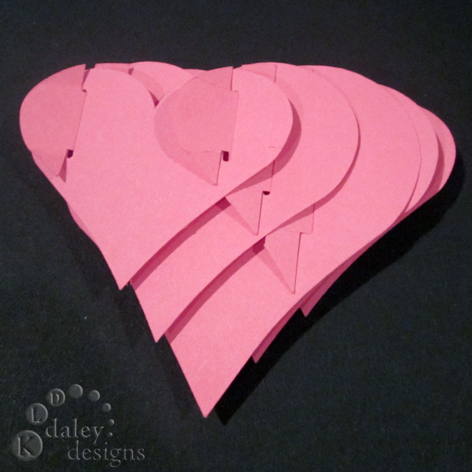 3 under 3 and more: 3D Folding Heart