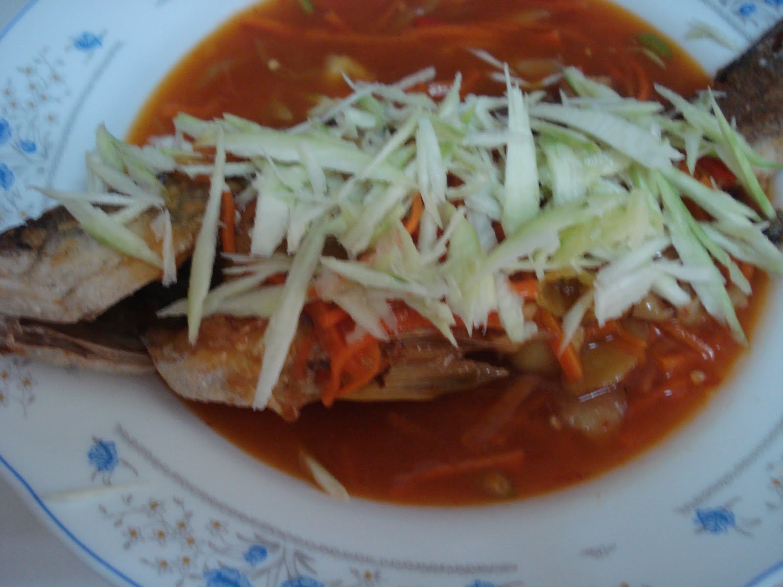 Can You Handle The Truth?: Ikan Siakap Sos Mangga Recipe