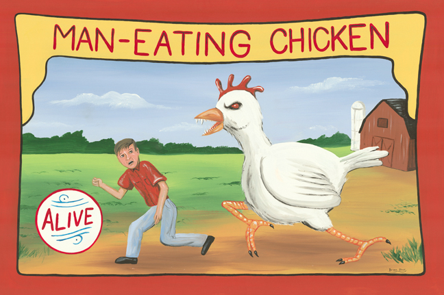 Don Burleson Blog: See the giant man eating chicken!
