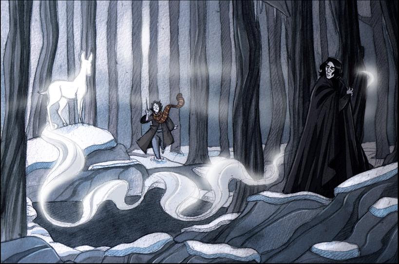 A LA LUNA Y DE REGRESO: Severus Snape Patronus