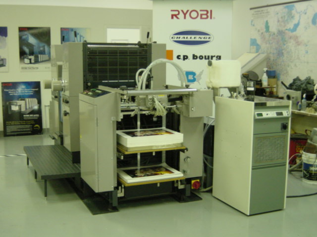 Used Printing Equipment Dealers: Ryobi 582H 2 Color Printing Press For Sale