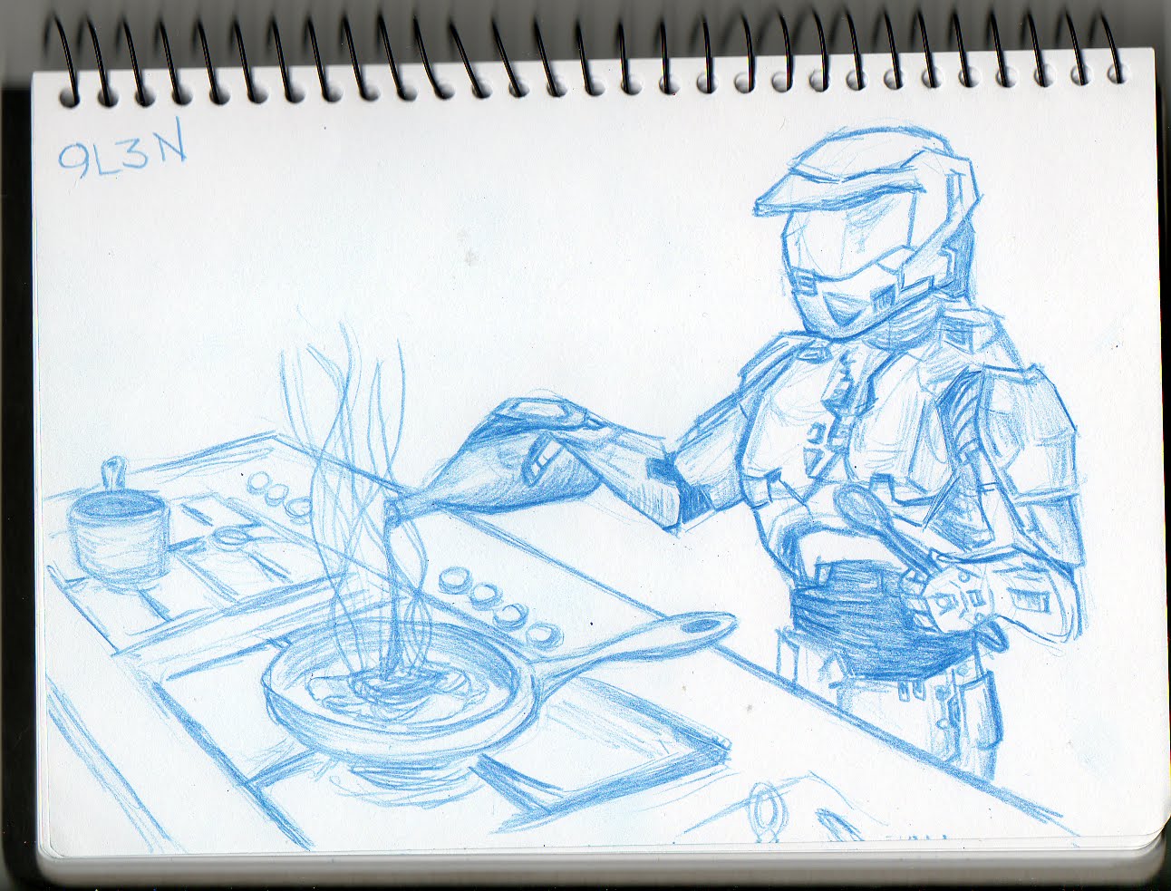 Project 365 - a doodle a day: Day #222 - Master chef/chief?