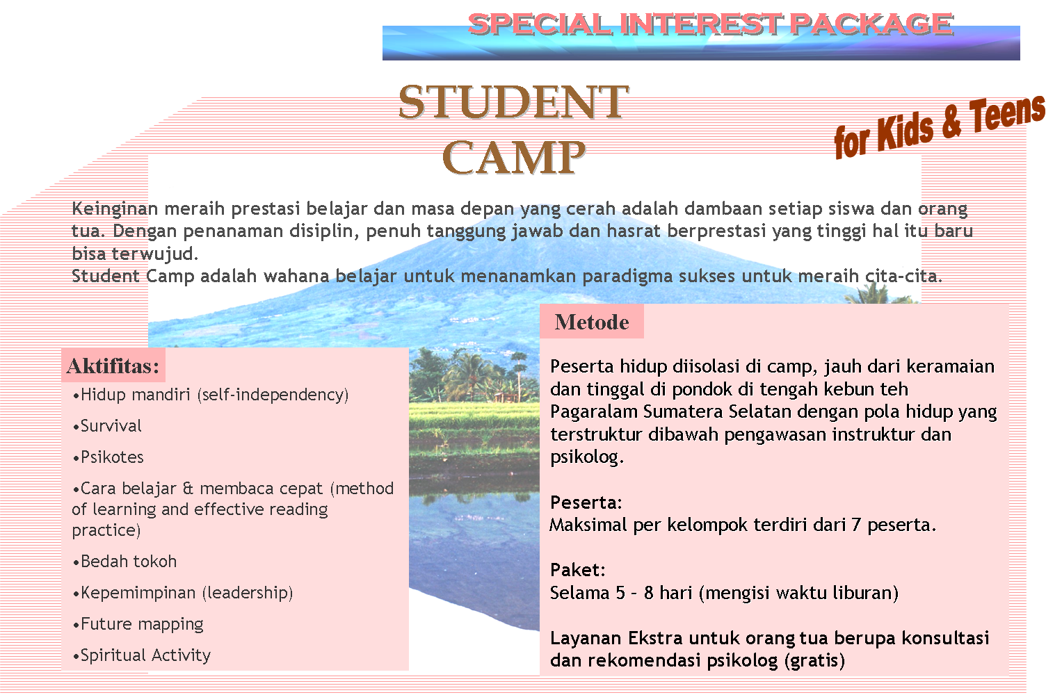 JPC Training & Consultancy: SPECIAL INTEREST PACKAGE