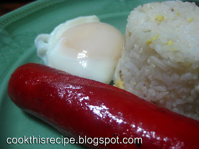 Cook this Recipe: Recipe: Pinoy Hotsilog