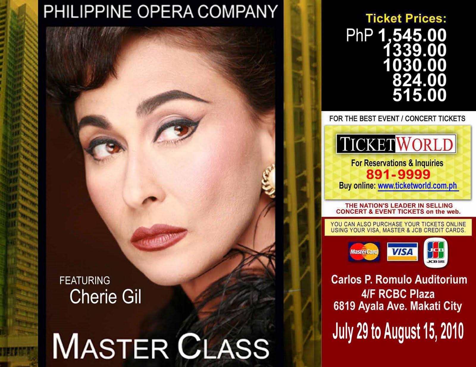 Adams Planet: Master Class featuring Cherie Gil