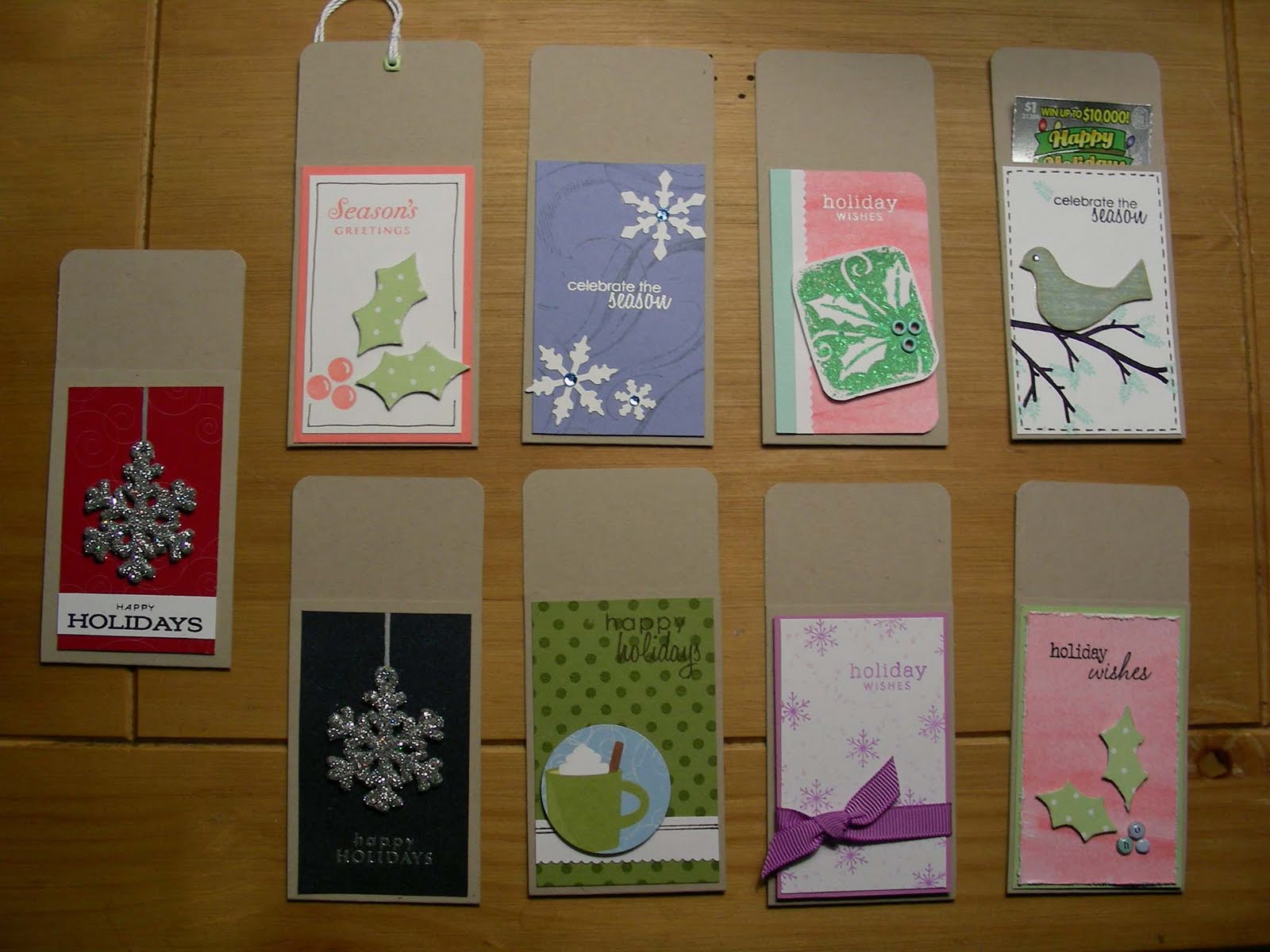 Wiggy's World: Scratch Ticket holders for Christmas