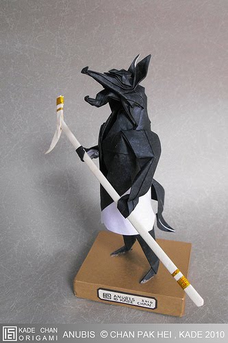 Kade Chan Origami Blog 香港摺紙工作室 (日誌): Anubis (Egyptian God of Death ...