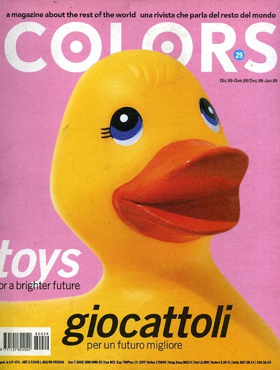 archivio CLOD PONTY: rivista COLORS - fotocuriositàstatistiche a tema