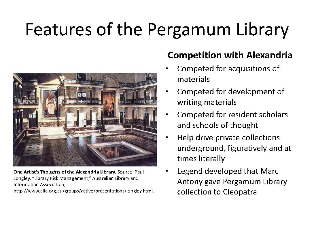 The Desert Fathers: Pergamum (Turkey)...Hellenistic Library