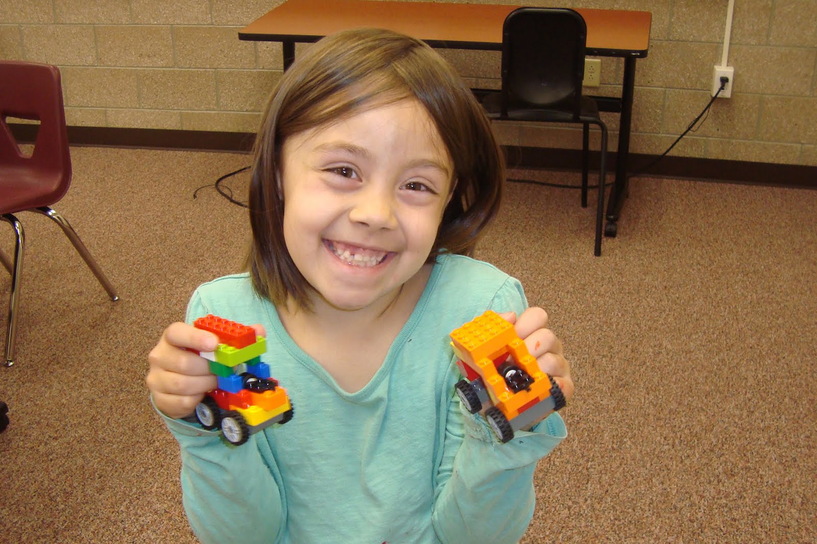 Wiggle, Poke, Giggle, Zoom: LEGO art