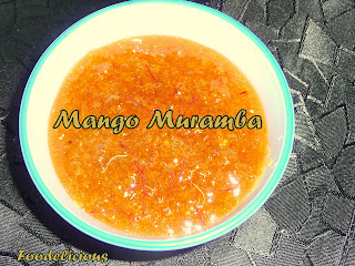 Foodelicious: Upvasacha Kairi Takku and Mango Muramba