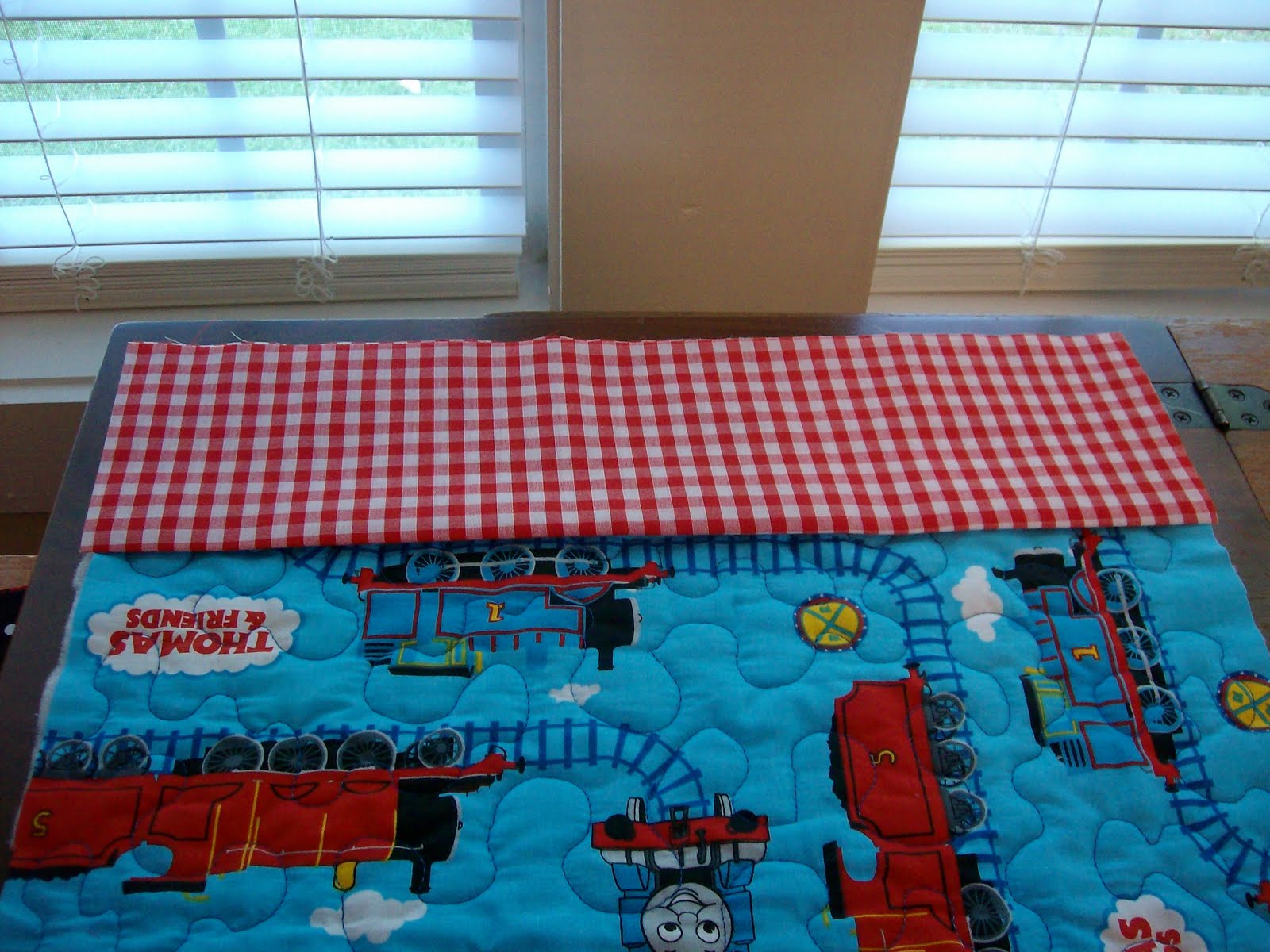Angel Scraps Quilting: Thomas the Train Quilted Travel Play Mat Tutorial