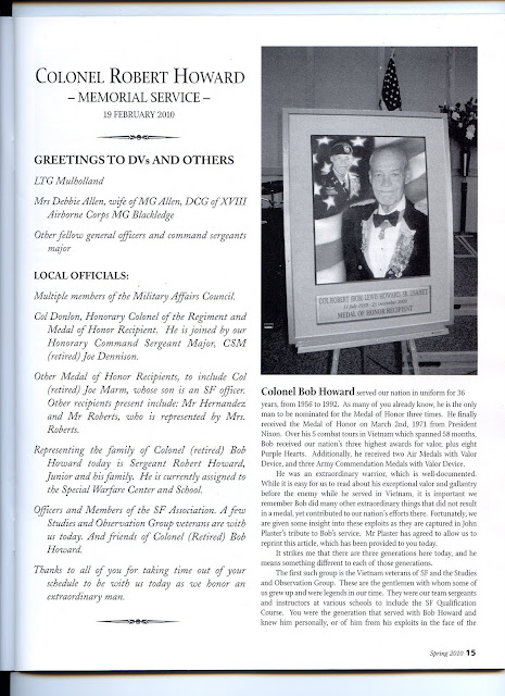 MACV-SOG / Special Operation Group: Colonel Robert L. Howard MOH / The Drop