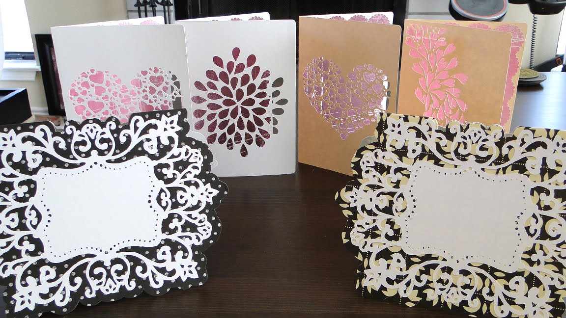 Sophie Gallo Design Blog: My first finished silhouette cards