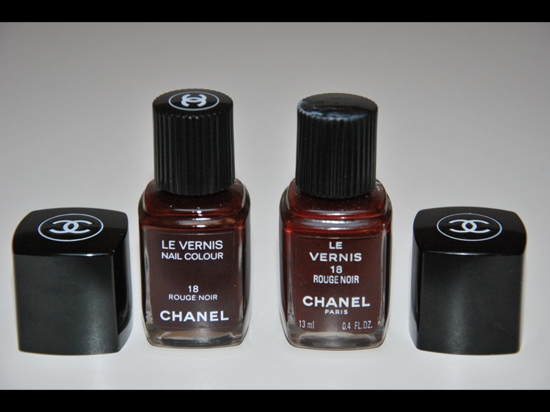 Schöne Nagellacke: Wie die Zeit vergeht mit ... Chanel Rouge Noir 18
