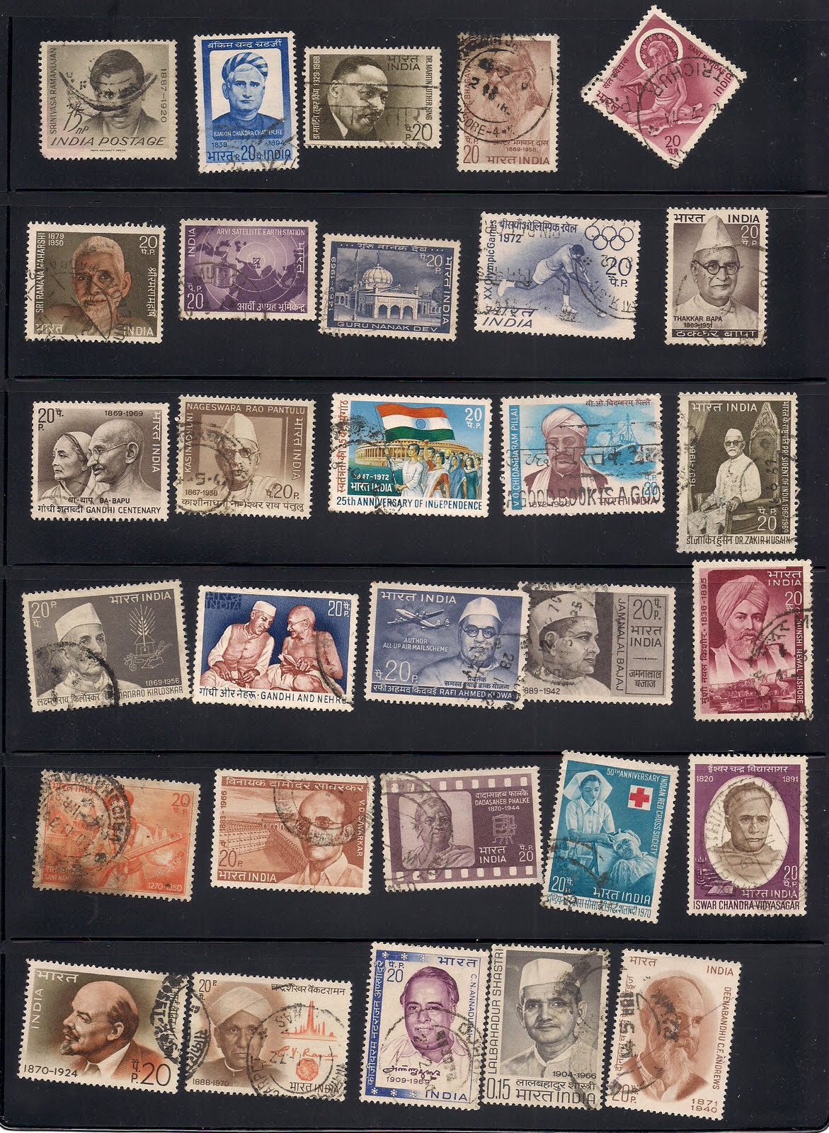 Philately Stamps: 500 STAMP PACKET OF INDIA