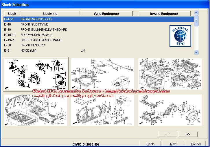 GLOBAL EPC AUTOMOTIVE SOFTWARE: HONDA EPC ELECTRONIC PARTS CATALOGUE ...