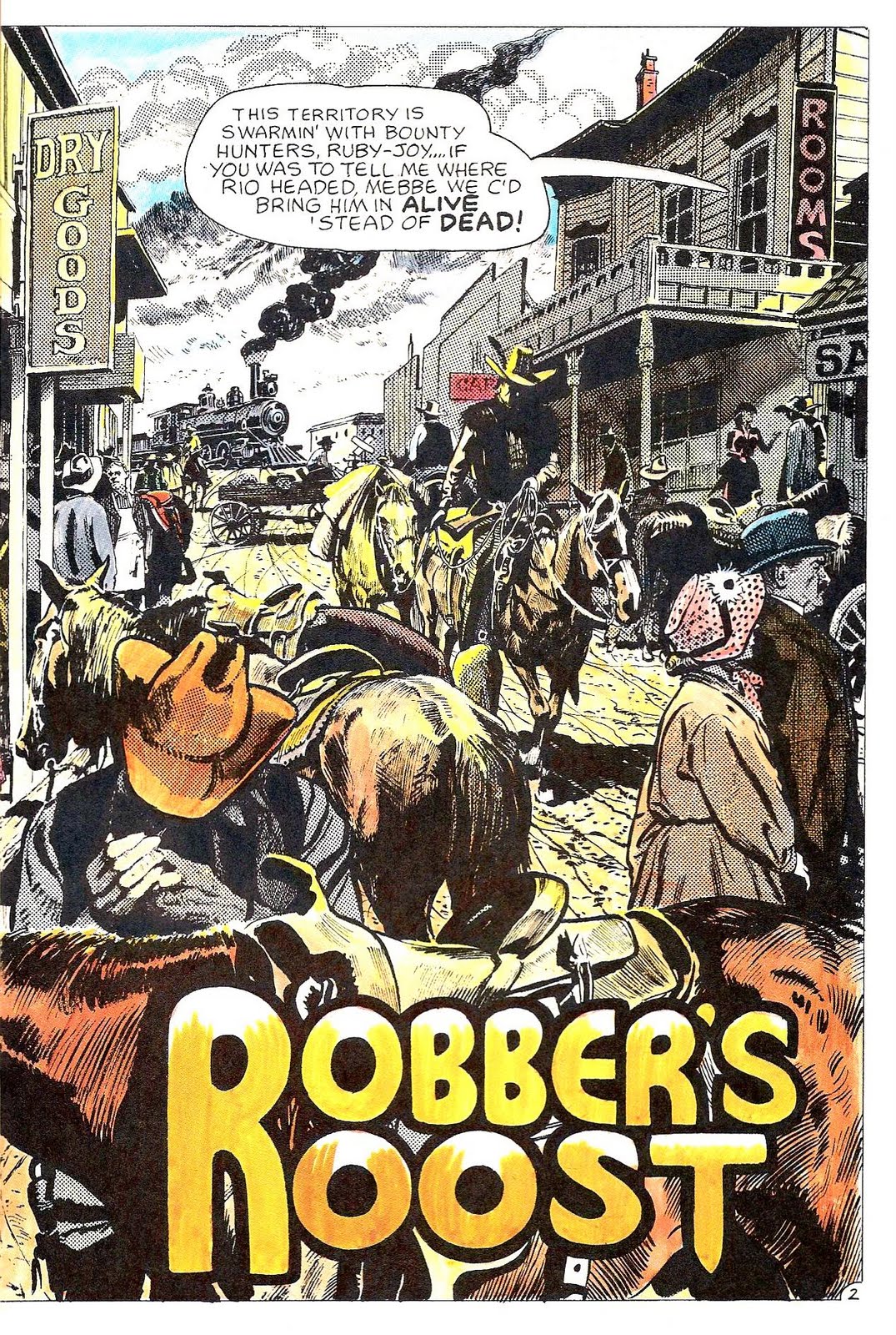 Once Upon A Time In The West In Comics: RIO- Robber's Roost, Part One