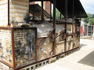 Ohio University Woodfired Ceramics: Train Kiln a la Black Adler