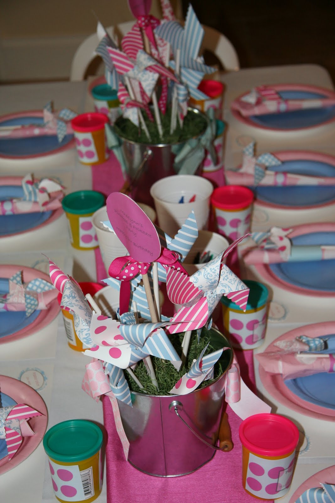 Yarah Designs: Pinwheel + Polkadot Party