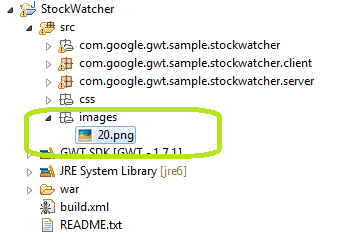 GWT Reference: How to use CSS and Images with GWT
