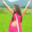 beautiesinsarees: Rithika in Pink Saree Dancing Photos