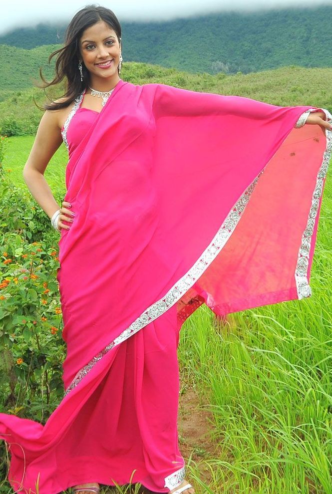 Hot Picsz: Rithika Hot in Pink Saree