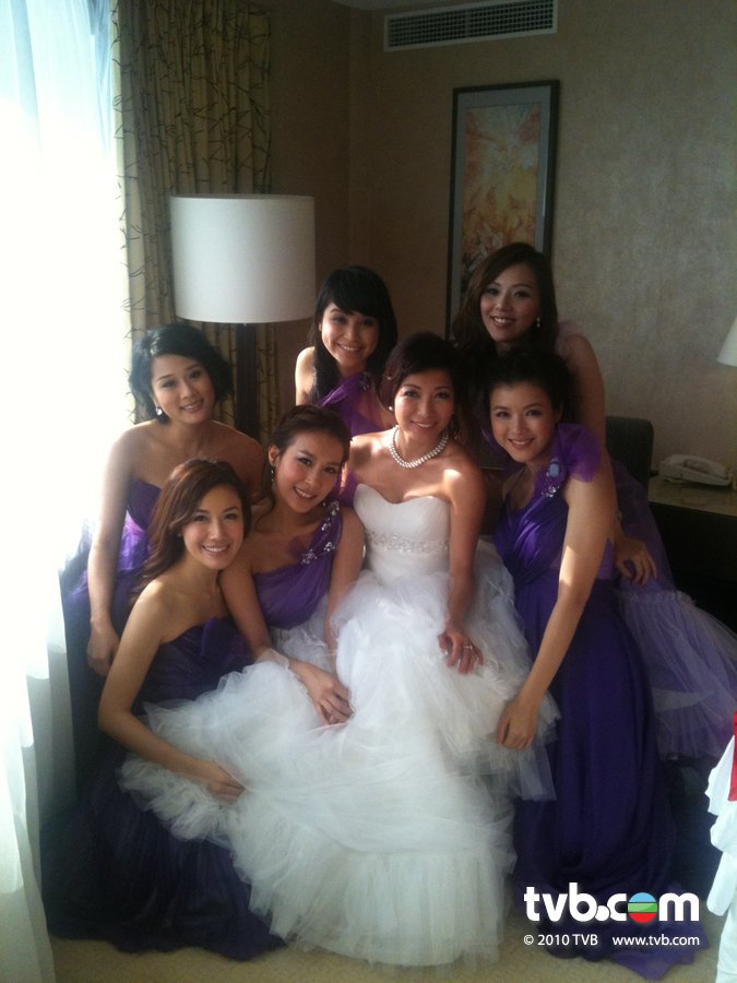 Just TVB Artist: Pretty Brides Maid ~ Aimee Chan and Selena Li