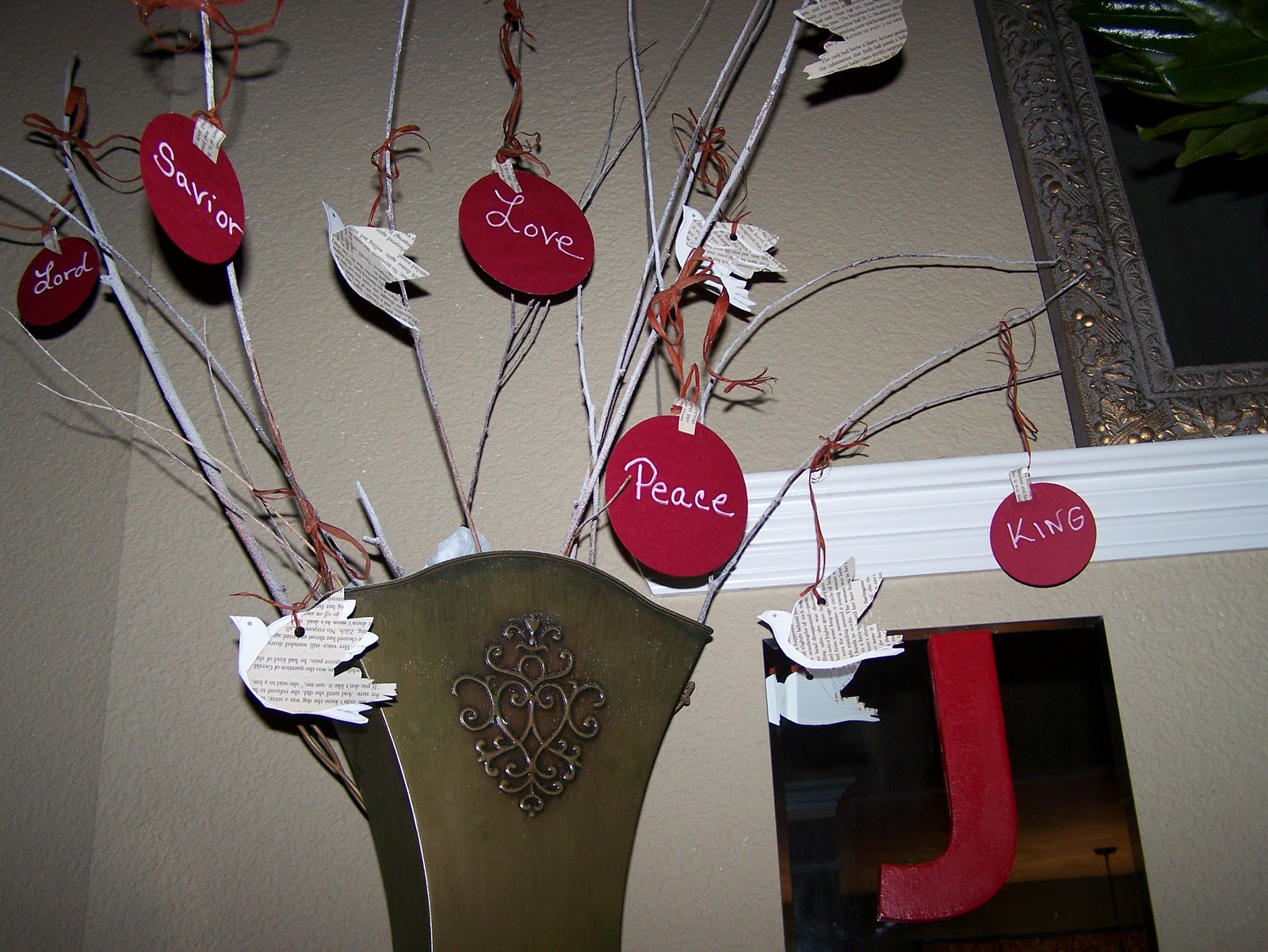 Natural and {Joy}ful Mantle | Simple.Beautiful.Life.