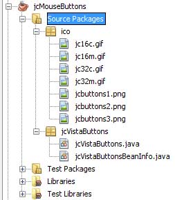 mouse: Crear componentes Swing Java con netbeans