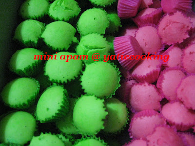 Yatie's Cooking: KEK AFRICAN MARBLE & MINI APAM