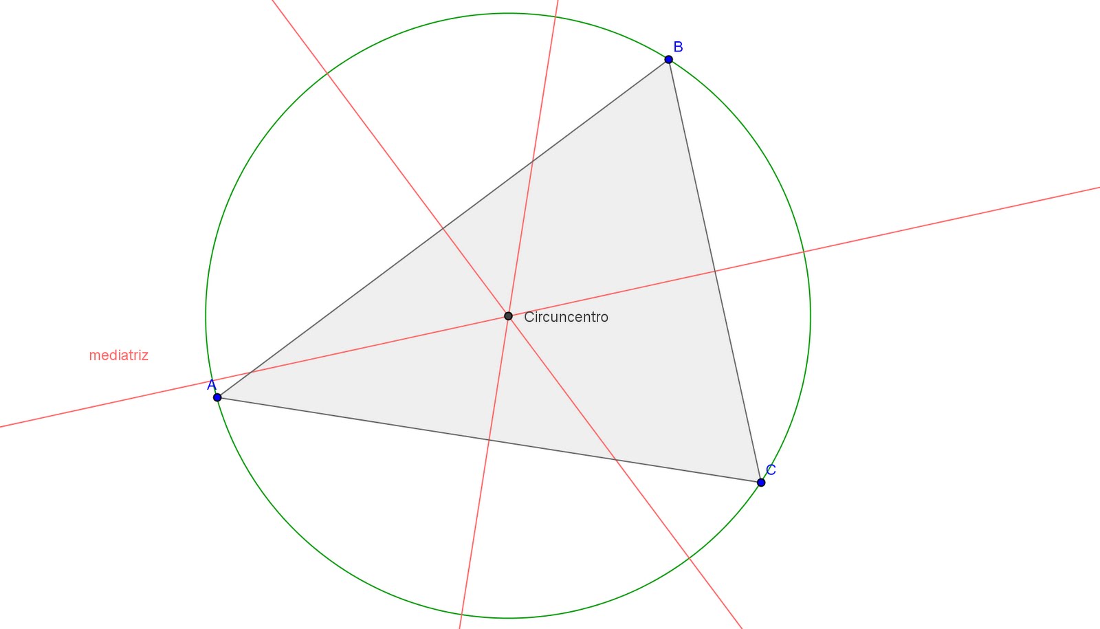 TRIÁNGULOS: LINEAS Y PUNTOS NOTABLES DE UN TRIÁNGULO