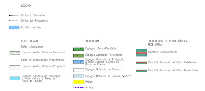 Alhos Vedros ao Poder !: Moita-Mapa da Zona Ribeirinha com Legendas