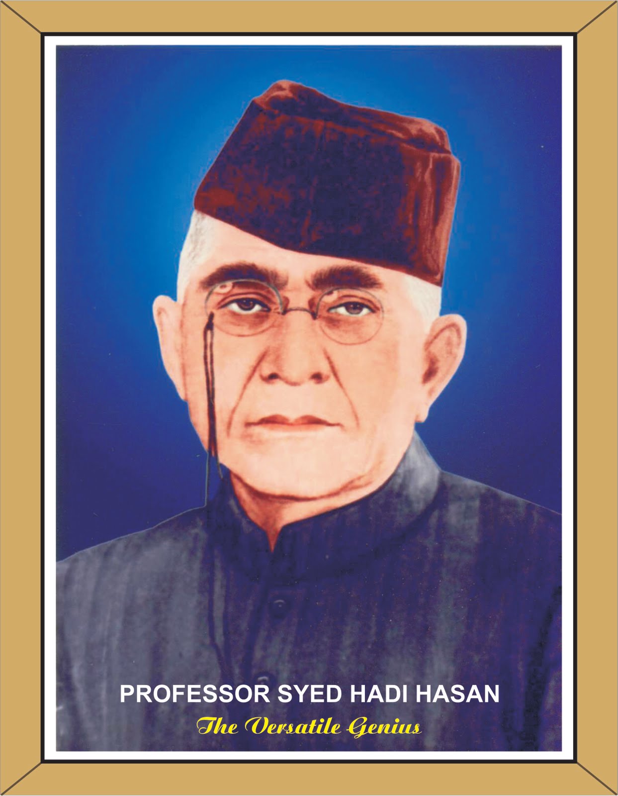 The Aligarian Literary: PROFESSOR SYED HADI HASAN: An Overview to his ...