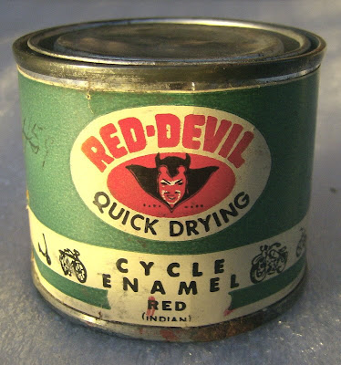 Wing Nuts Motorcycle Club: Red Devil Cycle Paint